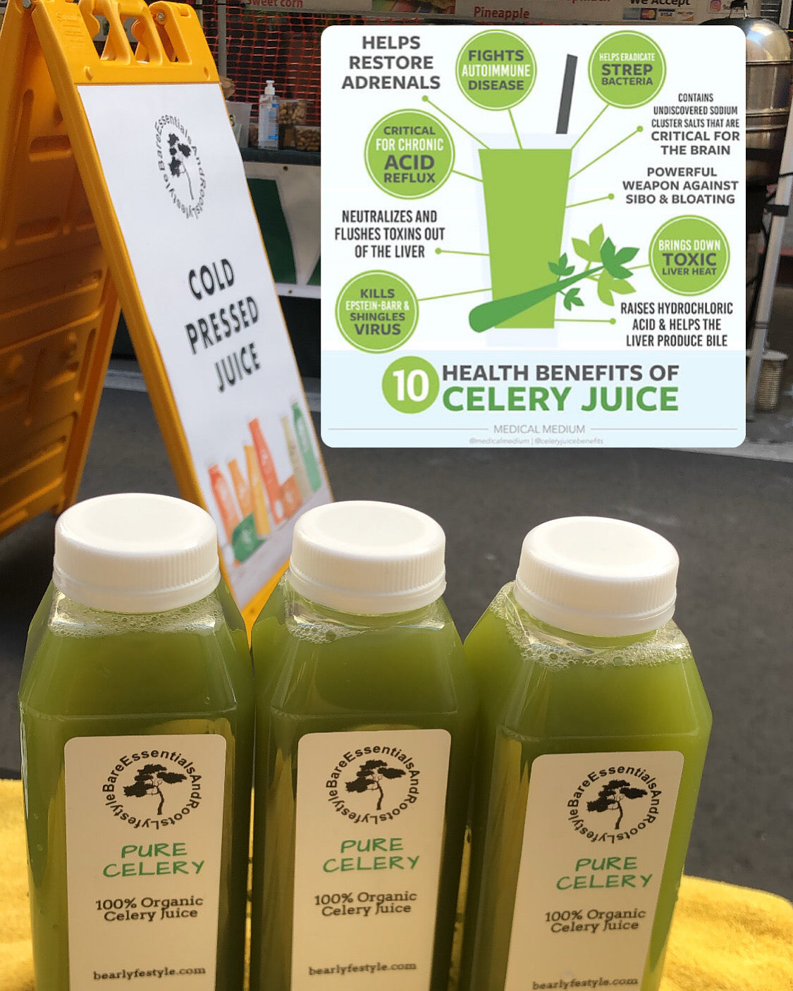 Celery pack – Bare Essentials and Roots Lyfestyle